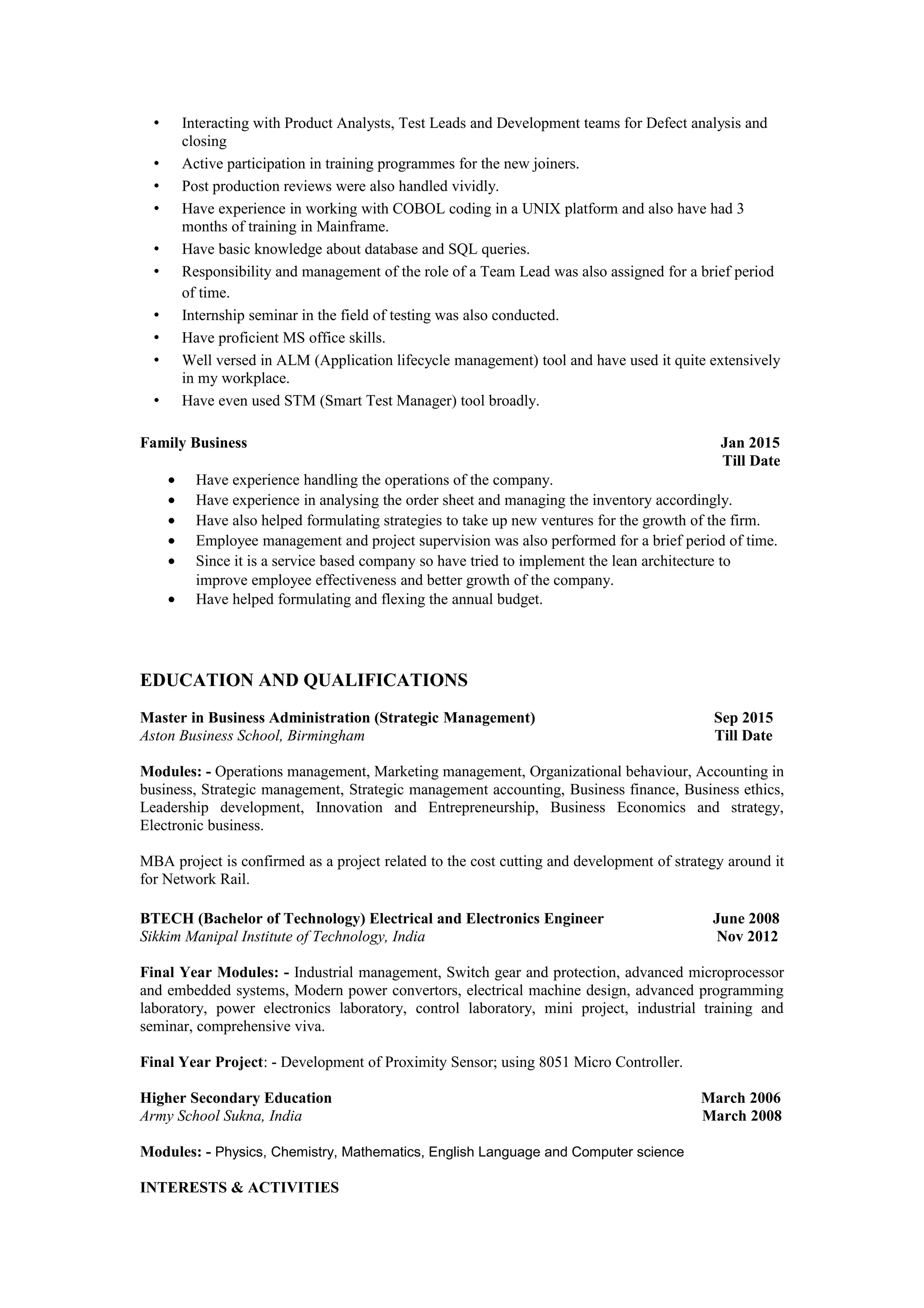 Ananya cv updated | DOC