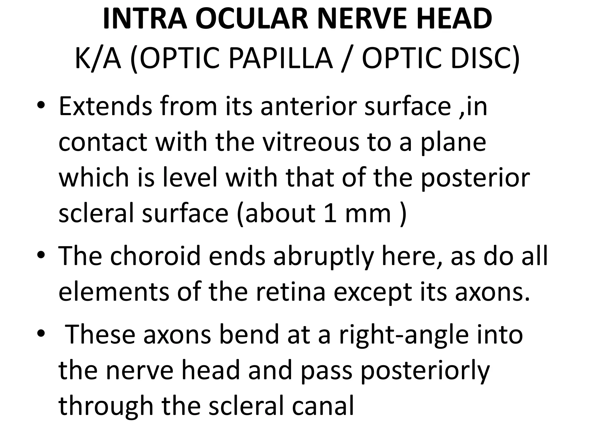 Anatomy of optic nerve | PPTX