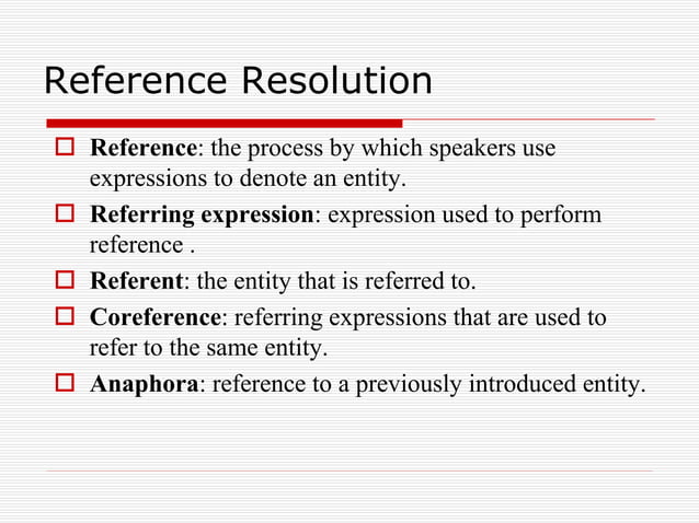 anaphora resolution natural language processing.ppt
