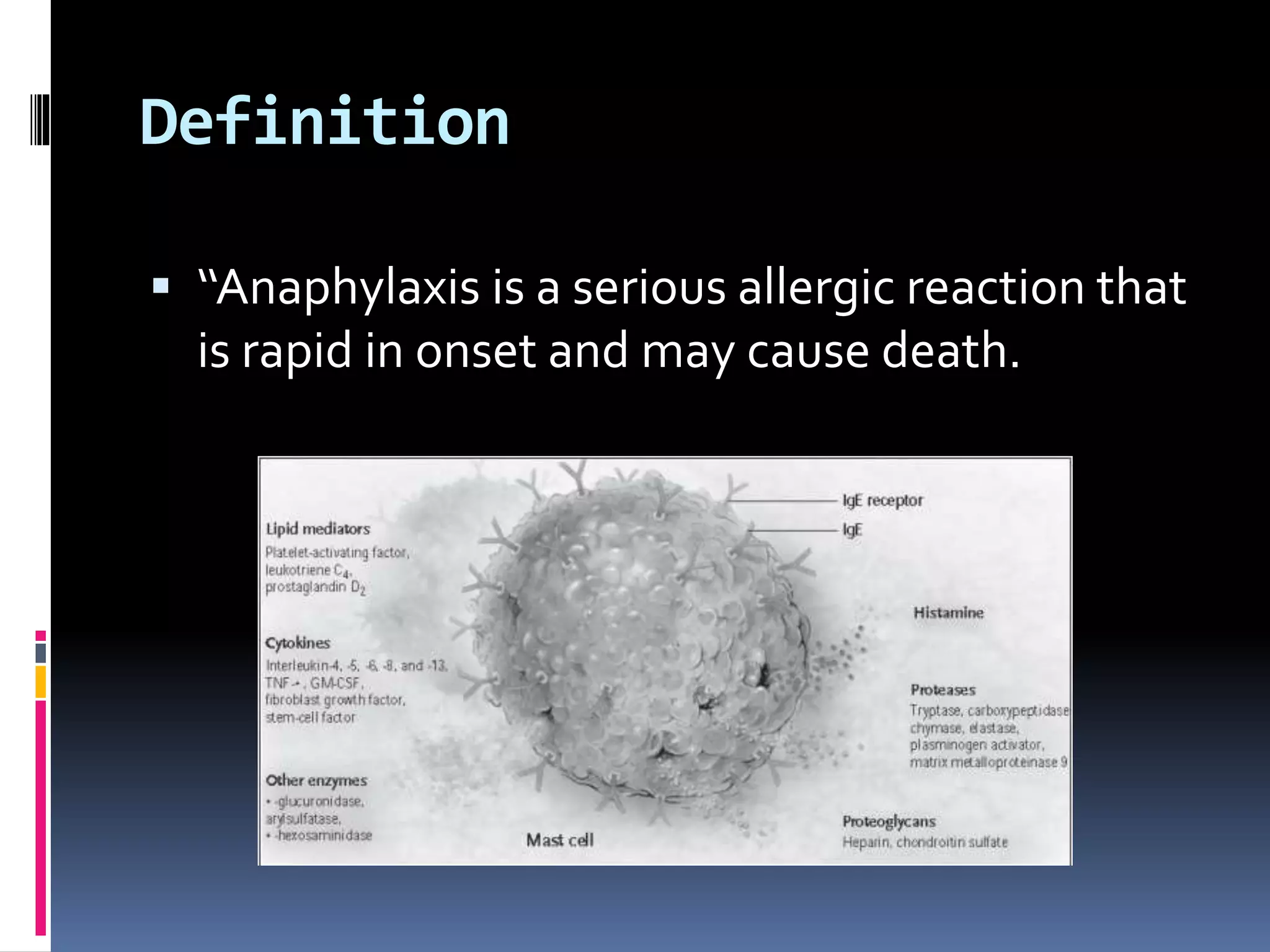 PEDIATRIC ANAPHYLAXIS | PPTX