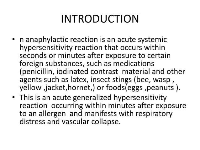 aNAPHYLACTIC SHOCK.pptx | Lung and Respiratory Health | Diseases and ...