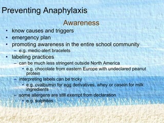 Anaphylaxis | PPT
