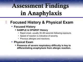 Anaphylaxis | PPT