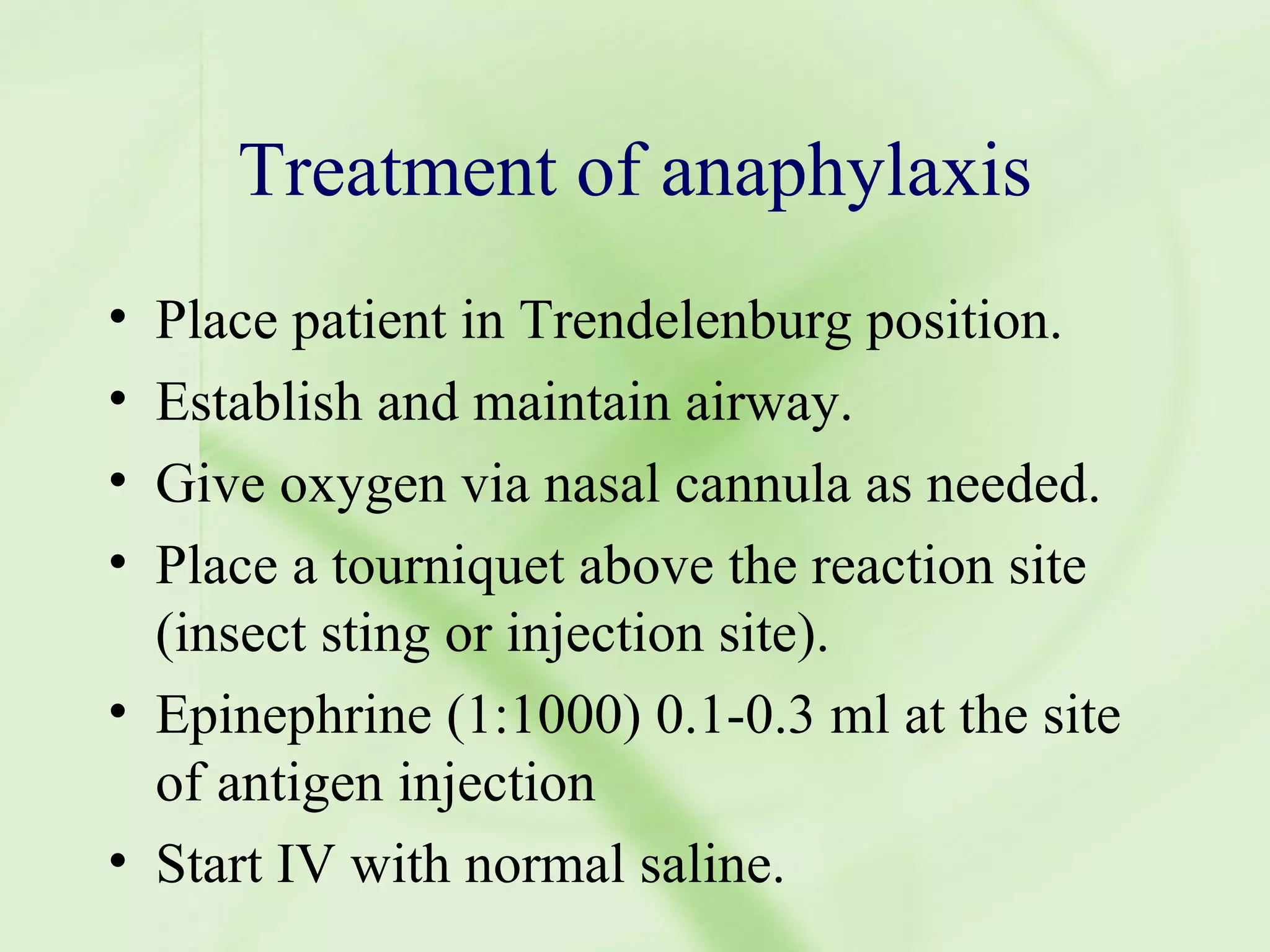 Anaphylaxis | PPT