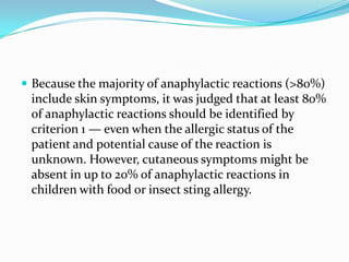 Anaphylaxis | PPTX