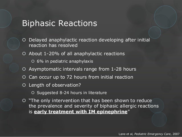 Management of Anaphylaxis