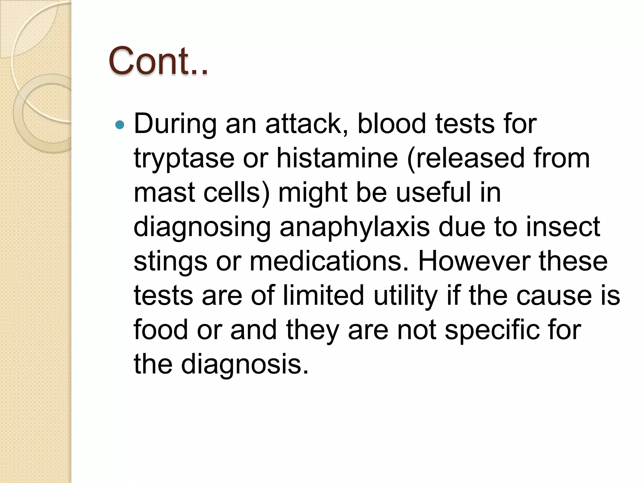 Anaphylaxis | PPTX