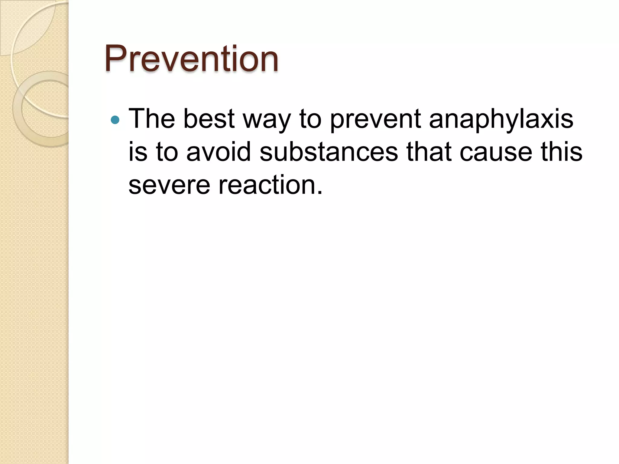 Anaphylaxis | PPTX