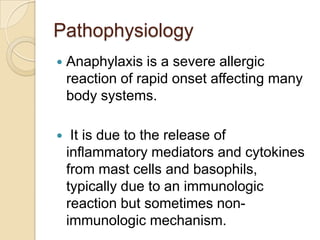 Anaphylaxis | PPTX