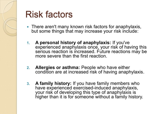 Anaphylaxis | PPTX | Allergies | Diseases and Conditions