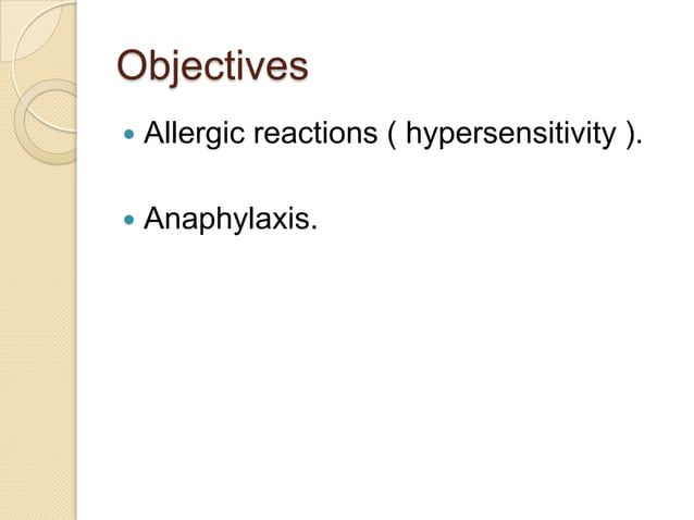 Anaphylaxis | PPTX | Allergies | Diseases and Conditions