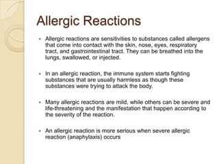Anaphylaxis | PPTX