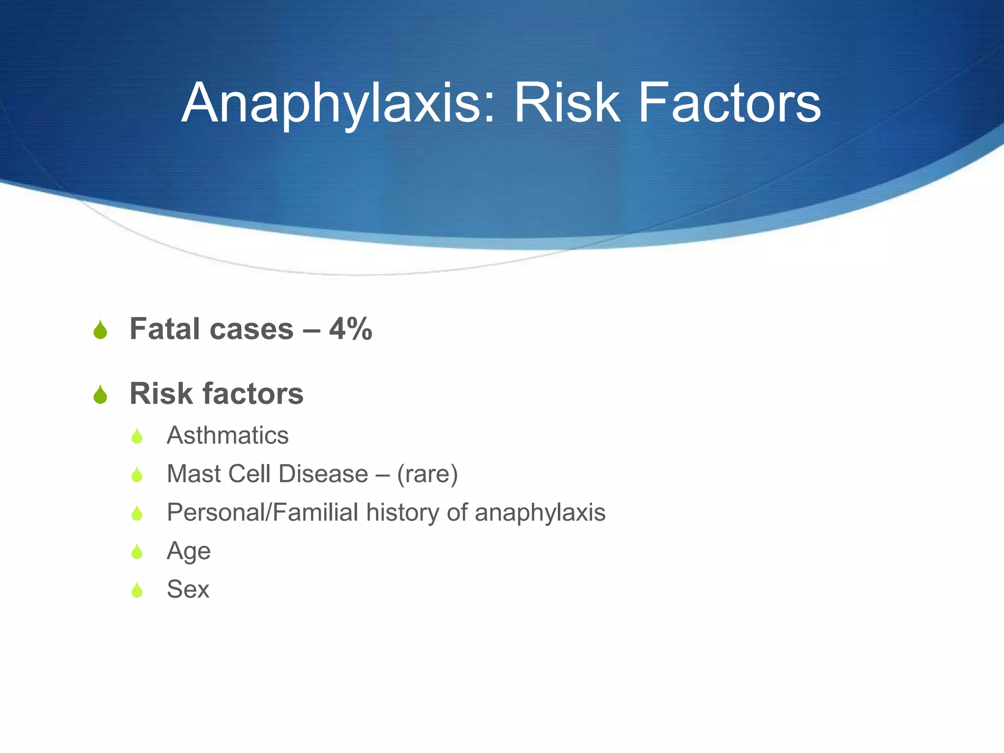 Anaphylaxis | PPTX