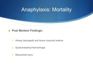 Anaphylaxis | PPTX