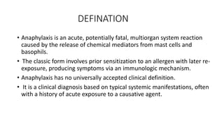 Anaphylaxis | PPTX