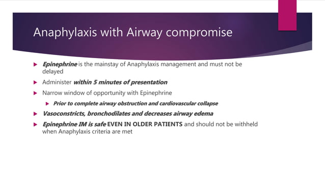 Anaphylaxis | PPTX | Allergies | Diseases and Conditions