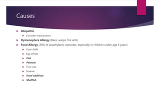 Anaphylaxis | PPTX