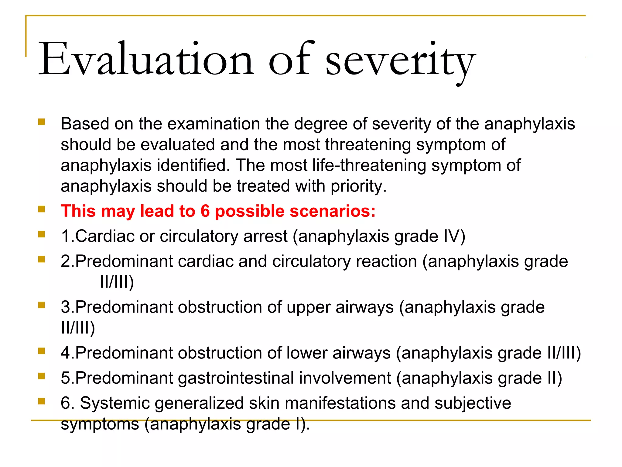 Anaphylaxis | PPT