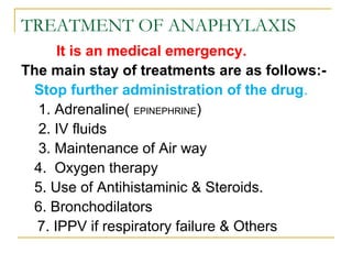 Anaphylaxis Treatment