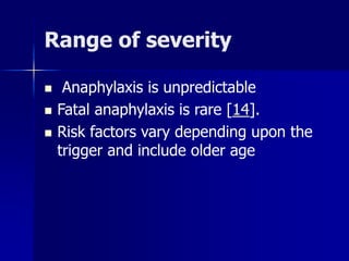 ANAPHYLAXIS attack , anaphylaxis attack.ppt