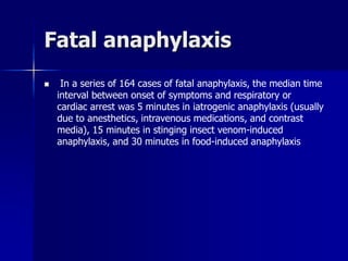 ANAPHYLAXIS attack , anaphylaxis attack.ppt