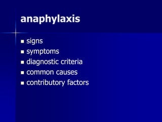 ANAPHYLAXIS attack , anaphylaxis attack.ppt