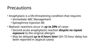 "Anaphylaxis Explained: A Practical Overview for Healthcare ...