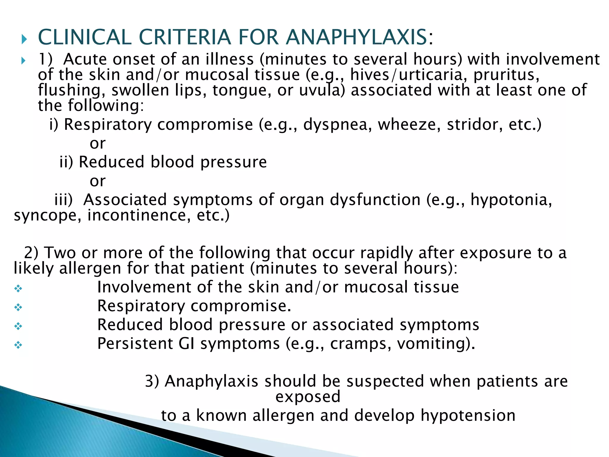 Anaphylaxis , allergic reactions | PPTX