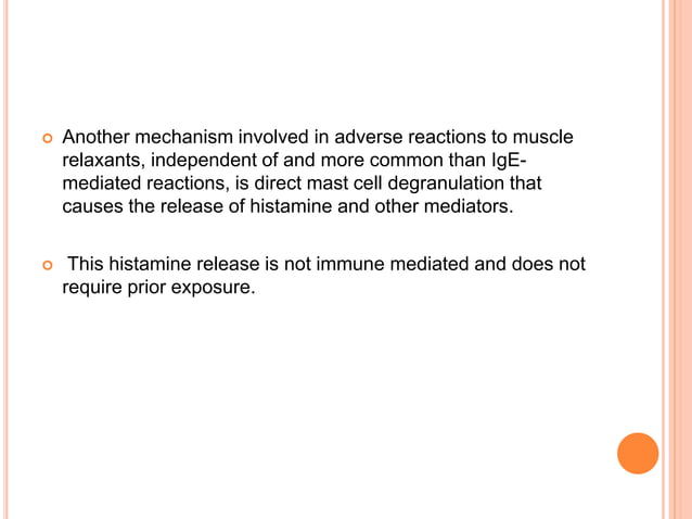 Anaphylaxis and anesthesia | PPTX | Allergies | Diseases and Conditions