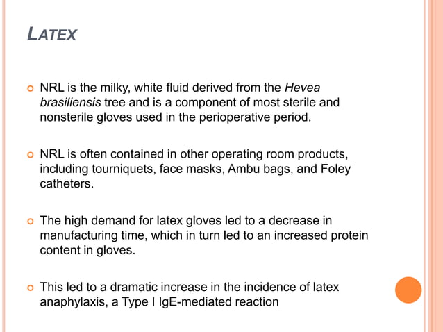 Anaphylaxis and anesthesia | PPTX | Allergies | Diseases and Conditions