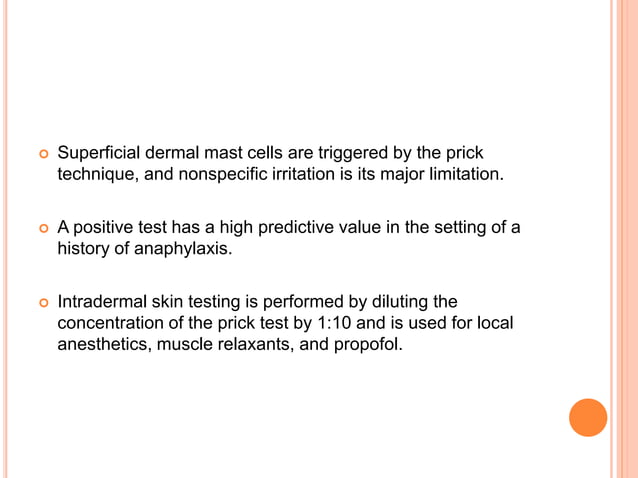 Anaphylaxis and anesthesia | PPTX | Allergies | Diseases and Conditions