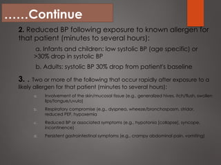 anaphylaxis from definition to treatment .pptx