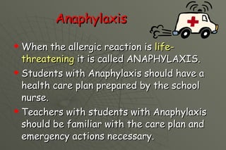 Anaphylaxis Poster | PPT