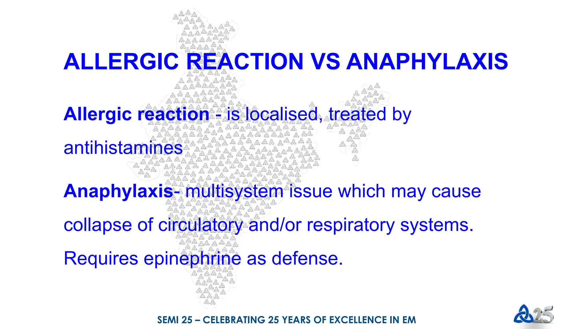 Anaphylaxis - epidemiology,management perspective in india | PPTX
