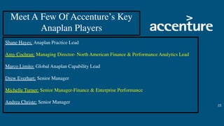 SGA Talent Present Anaplan's Partners and Leadership Team | PDF