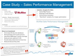 Anaplan for Sales Performance Management & Incentive Compensation ...