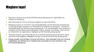 Anapora at katapora | PPTX