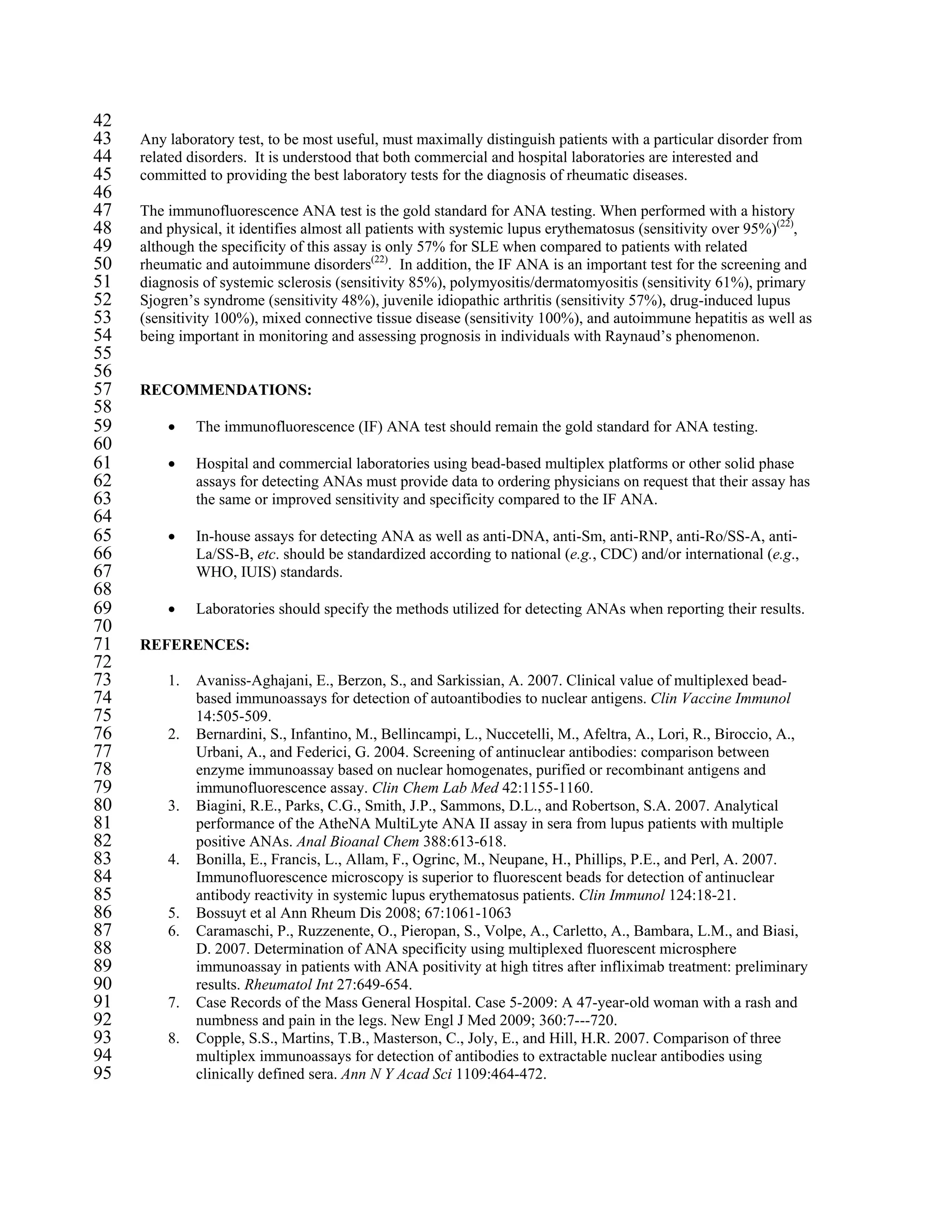 ANA Position Statement | PDF