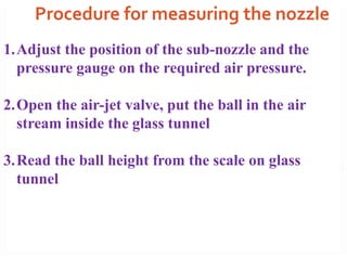 An apparatus for measuring the sub nozzle efficiency of | PPT