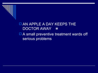 An apple a day | PPT