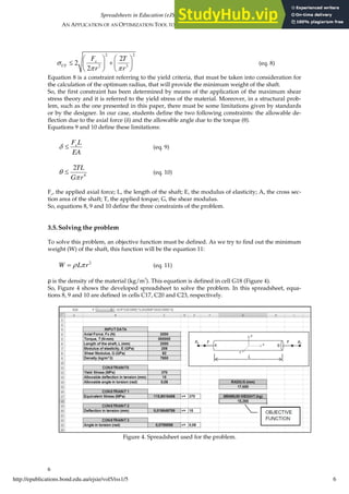 An Application Of An Optimization Tool To Solve Problems Of Mechanics Of Materials | PDF ...