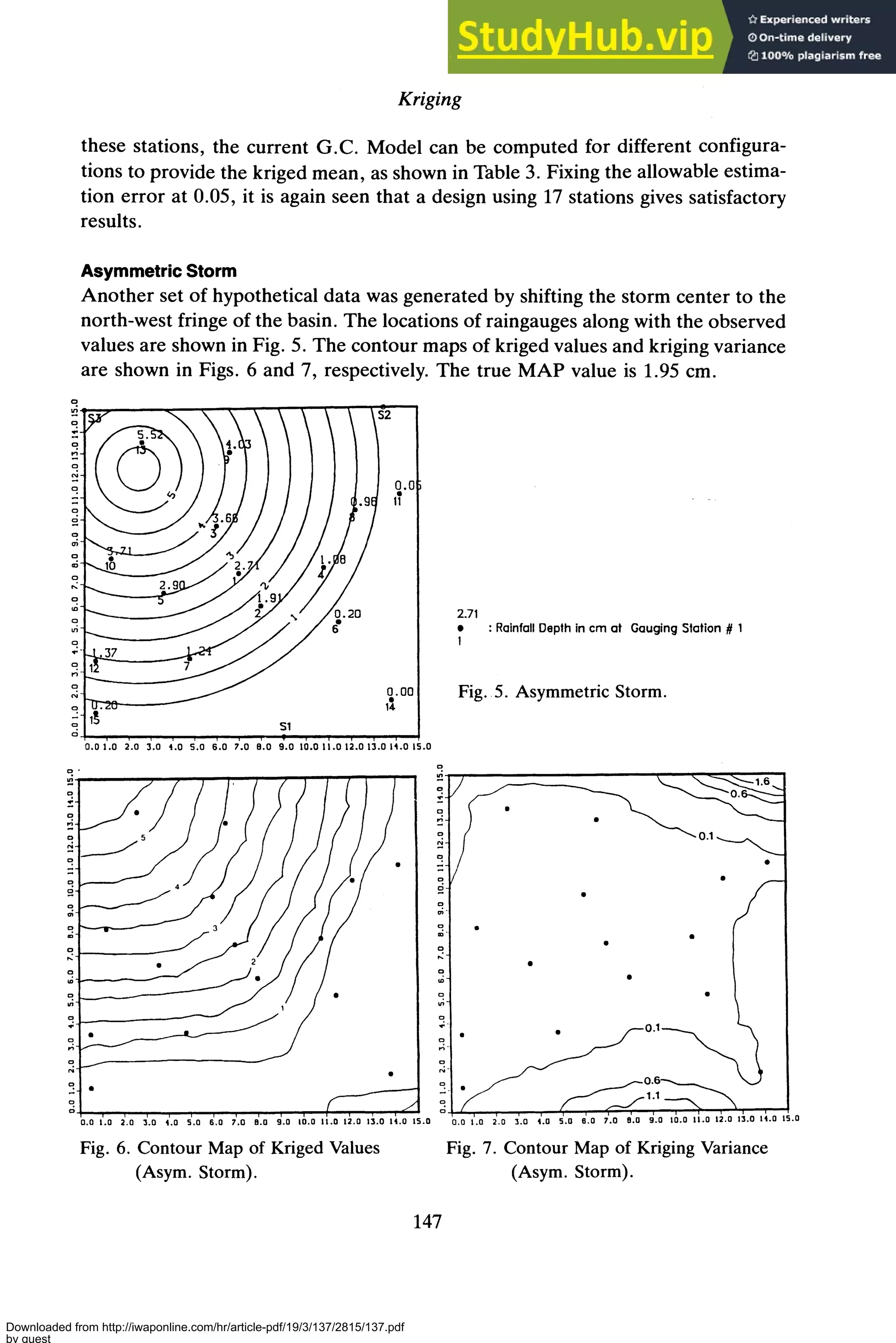 An Application Of Kriging To Rainfall Network Design | PDF