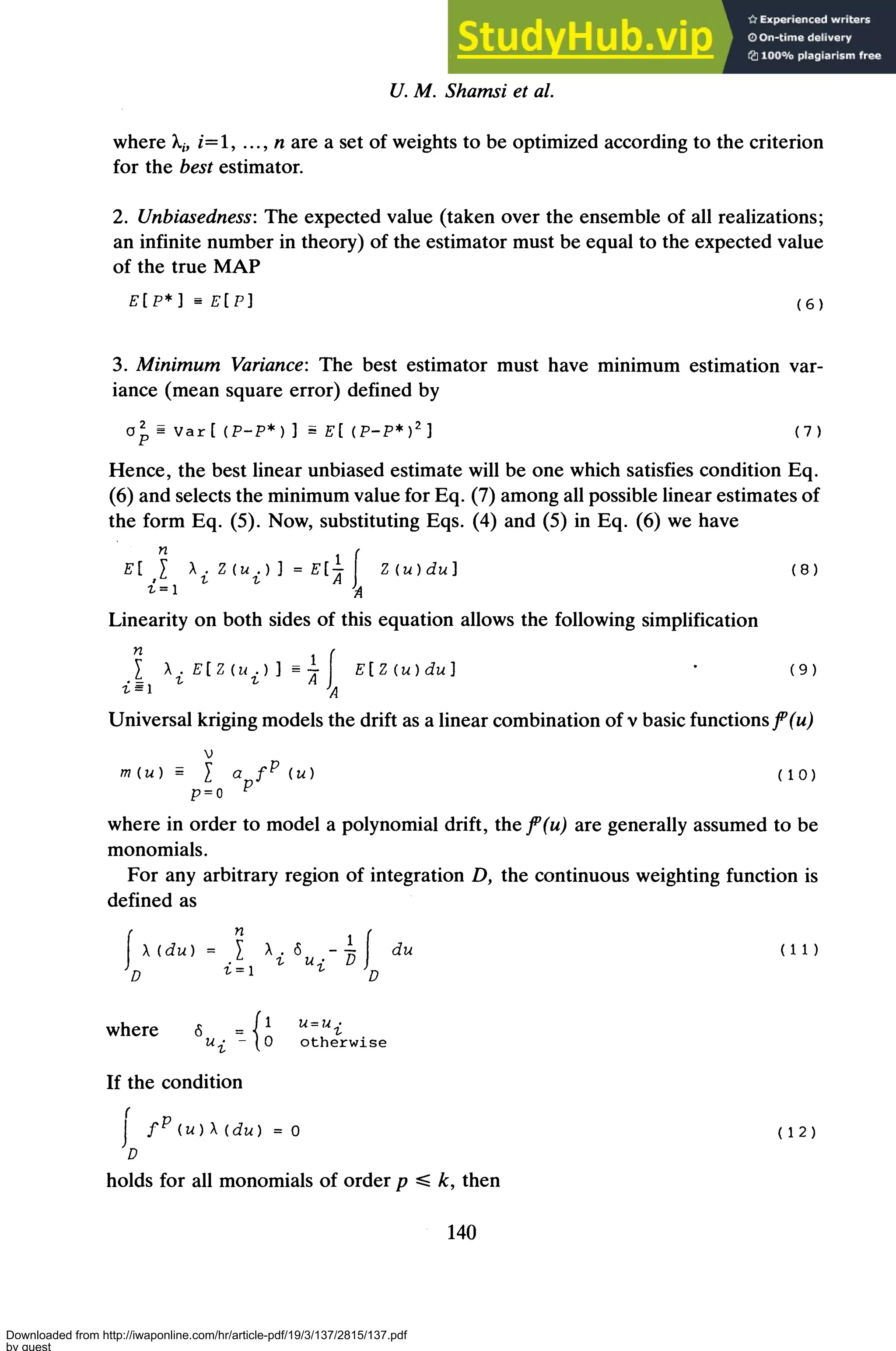 An Application Of Kriging To Rainfall Network Design | PDF
