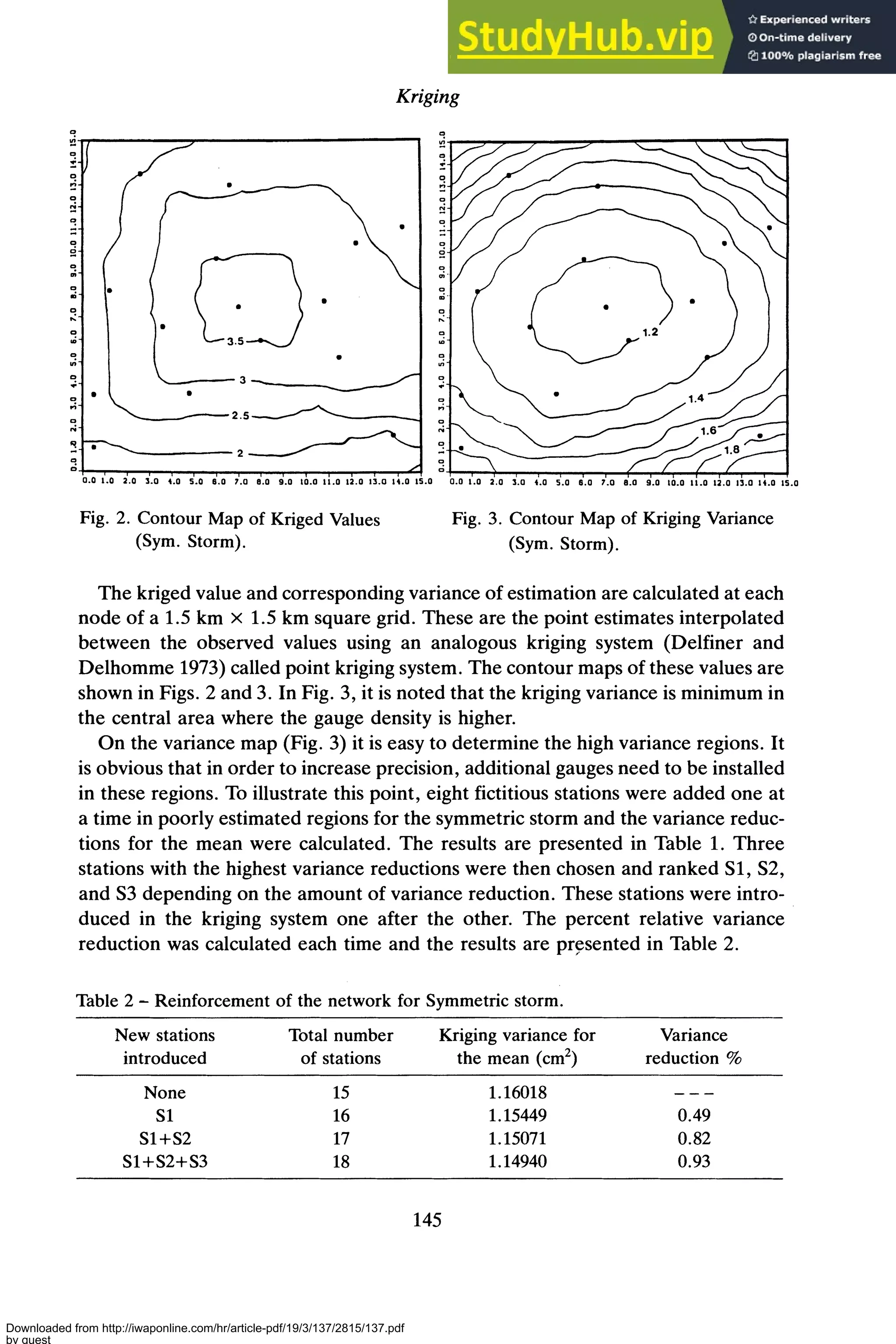An Application Of Kriging To Rainfall Network Design | PDF