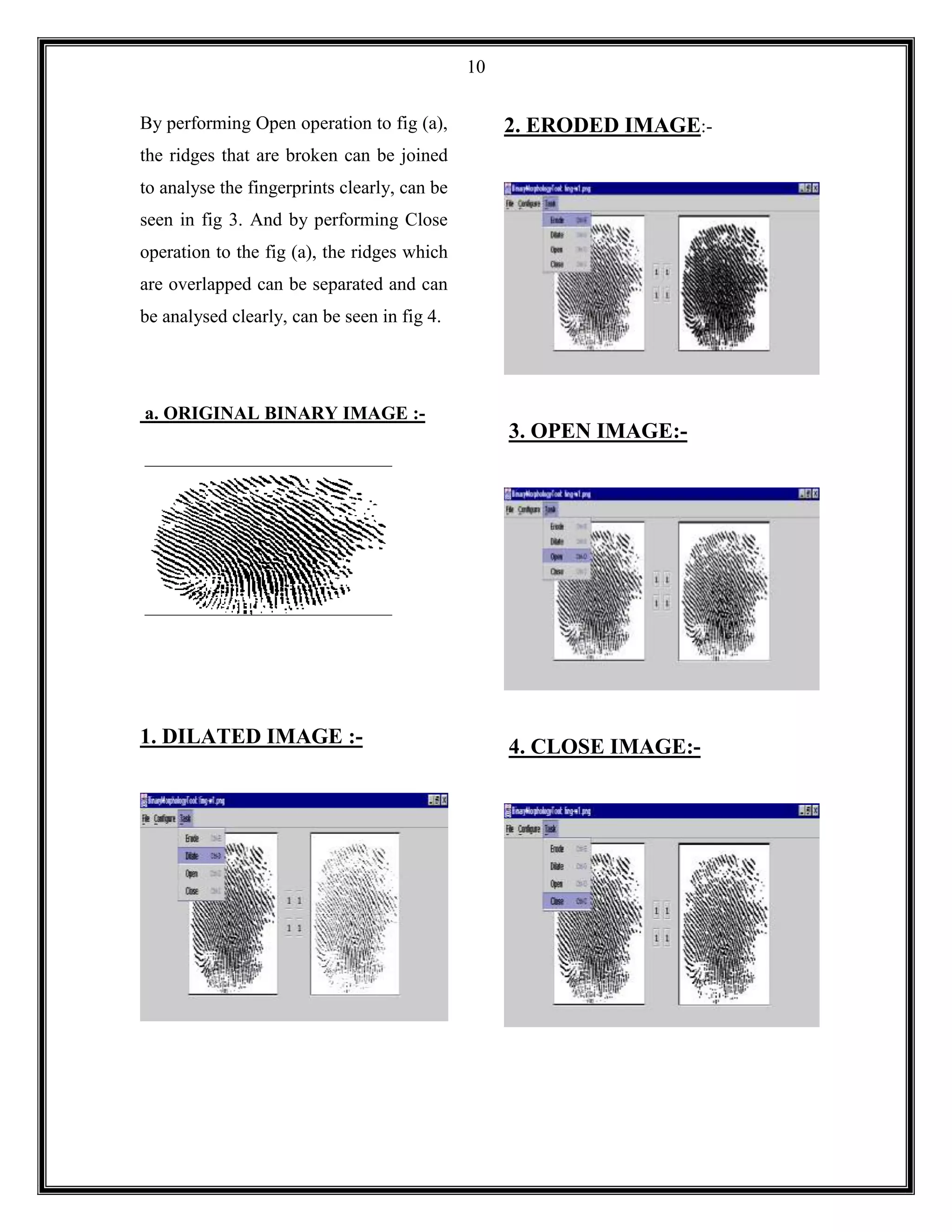 An application of morphological | DOC | Photo Editing Software | Computer Software and Applications