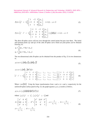 An applied two dimensional b-spline model for interpolation of data | PDF