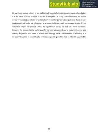 AN APPRAISAL OF ETHICAL ISSUES IN THE TUSKEGEE SYPHILIS STUDY | PDF