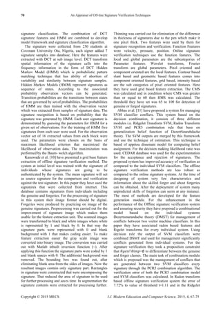 An appraisal of offline signature verification techniques | PDF