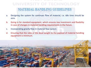 An approach for selection of material handling equipment and material ...