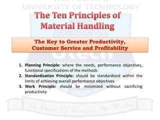 An approach for selection of material handling equipment and material ...
